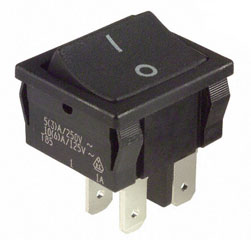 ROCKER SWITCH 2P2T