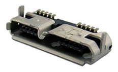 USB3.0 B MICRO F R/A SMD