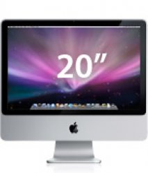 Računar APPLE iMac 20" Intel Core 2 Duo 2.4GHz, 1x1GB, 320GB, SD, ATI HD2600PRO, bez tastature, MA877ZH/A