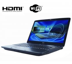 Notebook računar ACER Aspire 7730G-583G25Mn Core2Duo T5800 2GHz, 3GB, 250GB, 17", DVDRW, V9600GT, CAM, VistaHP, LX.ARY0X.058