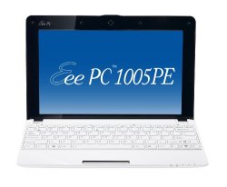 Notebook ASUS eeePC 1005PE-WHI046S Intel Atom N450(1.66GHz), 10.1", 2GB, 250GB, Win 7 Starter, bele boje, 90OA21D41211K8GE430Q