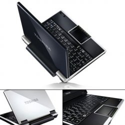 Notebook računar TOSHIBA NB100-10Y NetBook Intel Atom N270, 1.6GHz, 1GB, 120GB, 8.9", BT, CAM, XP home, srebrna boja, PLL10E-00D01YG3