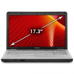 Notebook računar Toshiba Satellite L550-15F Dual Core T4300 (2.1GHz) 3GB, 320GB, 17.3", DVDRW, WebCam, No OS, PSLN4E-001003Y4