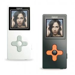 MP3/MP4 player APACER audio steno AU822, kapacitet 1GB, crne boje, 96.A8D11.2410C