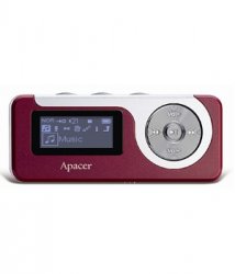 MP3 player APACER AU350, kapacitet 2GB, crvene boje, AP2GAU350R-S