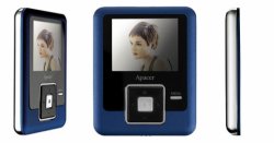 MP3/MP4 player APACER AudioS AU824 2GB, plave boje, AP2GAU824U-S