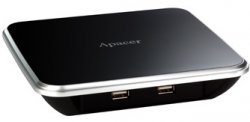 Externi Media Player Apacer AL460, Full HD, 2x USB 2.0, 1x LAN, HDMI, APAL460B-H