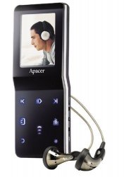 MP3/MP4 player APACER audio steno AU860, diktafon, kapacitet 4GB, AP4GAU860B-S