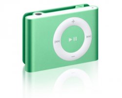 iPod APPLE Shuffle, 2GB, zelena boja, GREEN