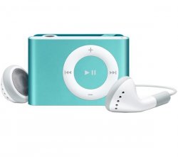 iPod APPLE Shuffle, 2GB, plava boja, MB520ZO/A