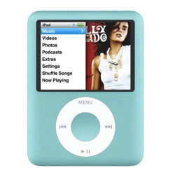 iPod APPLE Nano Blue Clamshell, 8GB, treća generacija, plava boja, MB249ZO/A