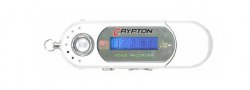 MP3 plejer CRYPTON URBAN, FM Tuner, USB Flash, Diktafon, 1GB, Beli, CRYPMP3333W