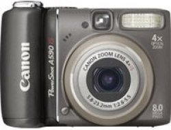 Digitalni fotoaparat CANON PS-A590IS 8.0 Mega pixela, 4xzoom, 2.5" LCD, Image Stabilizer, DIGIC III