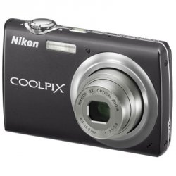 Digitalni fotoaparati Nikon Coolpix S220, Crni, SET sa SD 2GB Micro, 14605/6622