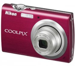 Digitalni fotoaparat Nikon Coolpix S230, Gloss crvene boje, SET(sa SD 2GB), 14599/6616