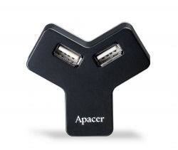 USB Hub APACER PH151 Retail RoHS, crne boje, APPH151B-S