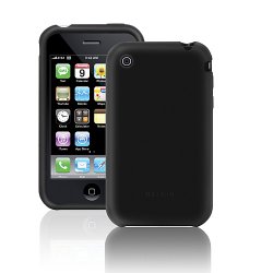 Navlaka za Apple iPhone (3.gen.), Belkin iPhone 3g Silicon Sleeve, crne boje, BE F8Z354EA