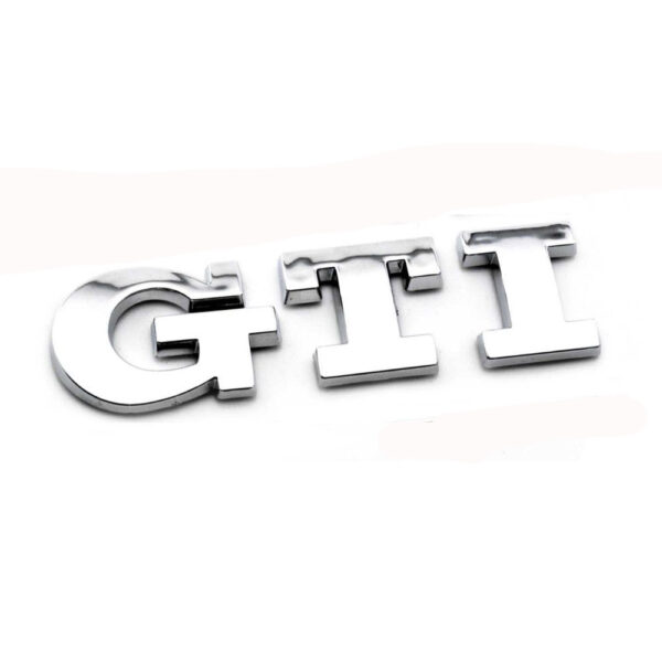 GTI znak samolepljiv – hrom
