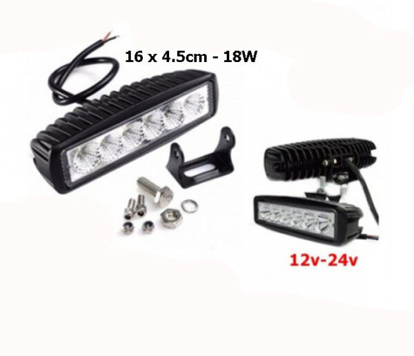 Led radni far 18w