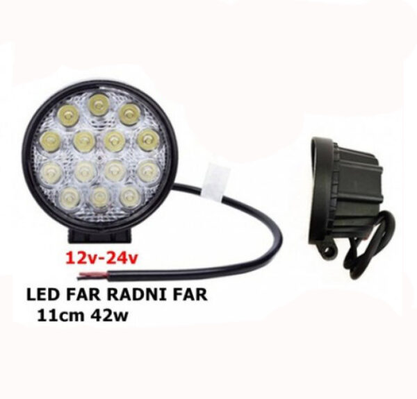 Led radni far 42w