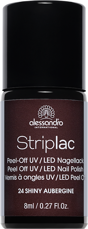 STRIPLAC NAIL POLISH 24 SHINY AUBERGINE