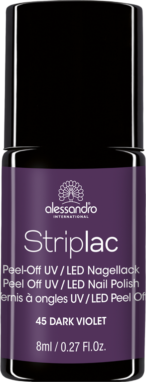 STRIPLAC NAIL POLISH 45 DARK VIOLET