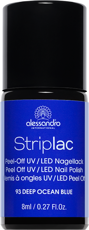 STRIPLAC NAIL POLISH 93 DEEP OCEAN BLUE