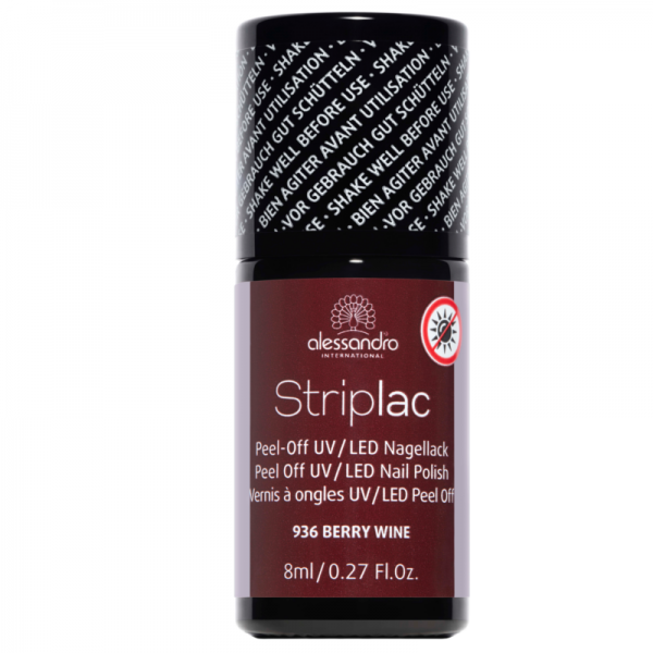 STRIPLAC 936 BERRY WINE gellak 100% acide free , peel off