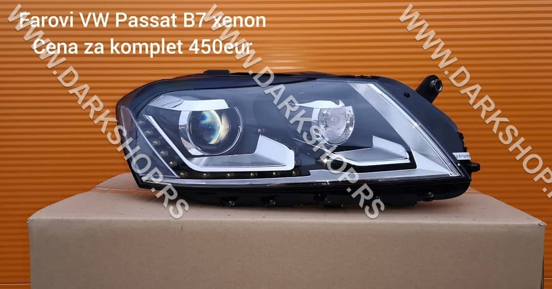 1 VW PASAT B7 XENON FAR+DRL 05-10