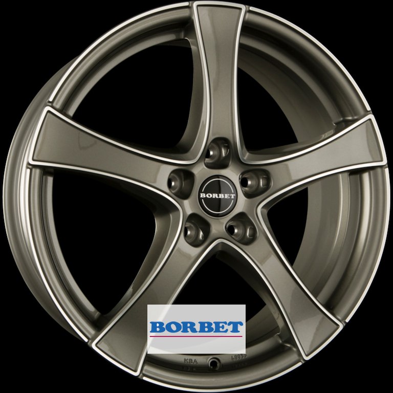 16 alufelne grafit/borbet 5x98/6jota/et 36,5/cb 58,1/ fiat 500l