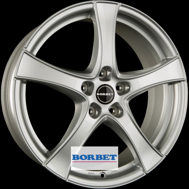 16 alufelne silver borbet 5x98/6jota/et36,5/cb 58,1 fiat 500