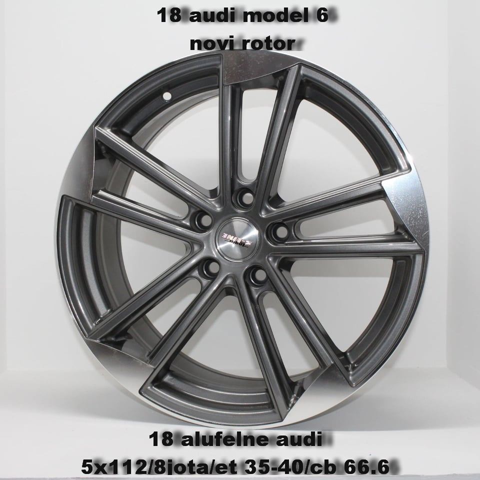 18 alufelne audi 5x112/8jota/et 35-40/cb 66,6/ 6modela