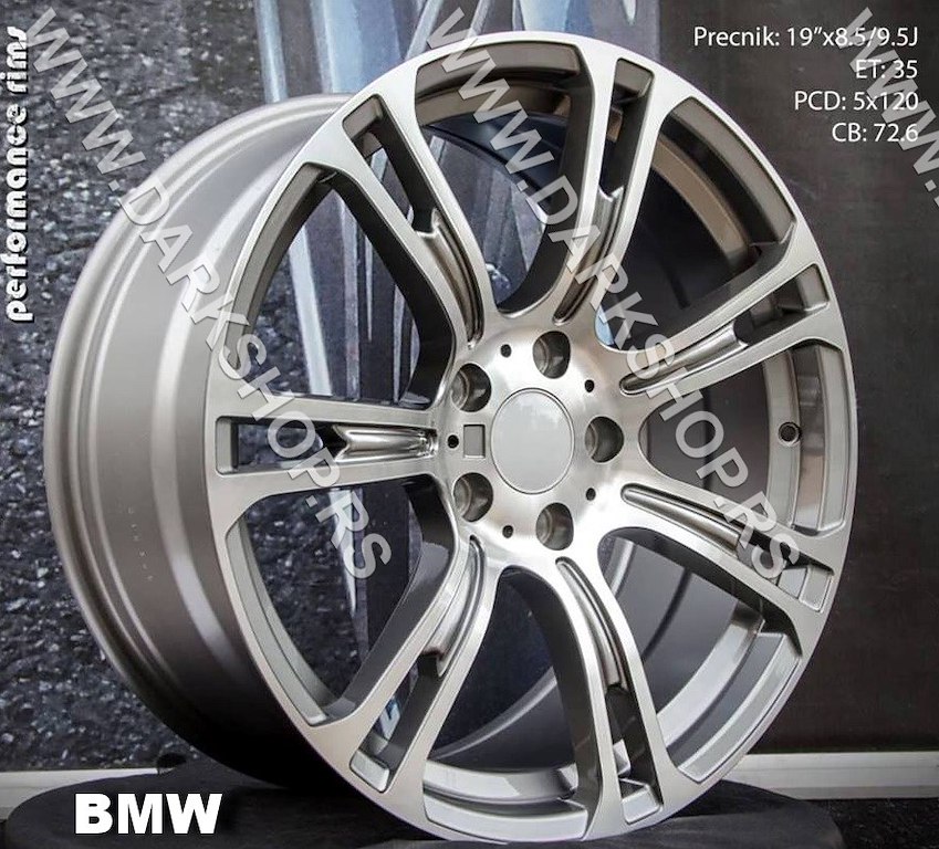 19 alufelne bmw 5x120/ 8,5i 9,5 jota/et 35/cb 72,6