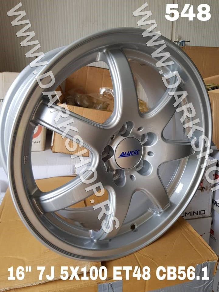 16 ALUFELENE 5X100/7 JOTA/ET48/CB 57,1 ZA VW,SEAT,SKODU.