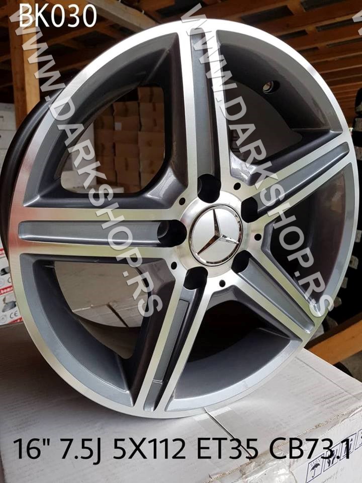 16 ALUFELENE MERCEDES 5X112/7,5JOTA/ET 35/CB 73,1