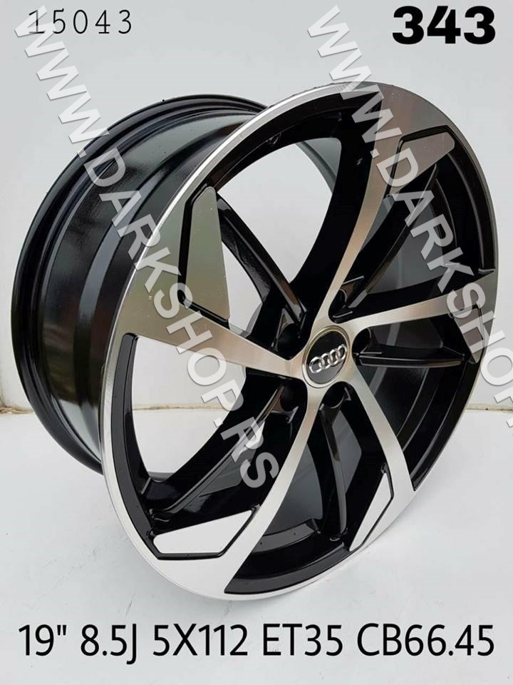 19 ALUFELNE AUDI/ROTOR 5X112/8,5JOTA/ET35,CB 66,45