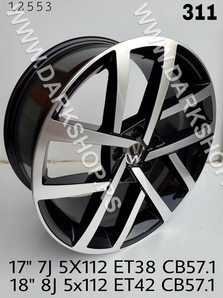 18 ALUFELNE 5X112/8JOTA/ET 42,CB 57,1 ZA VW,AUDI,SEAT,SKODU