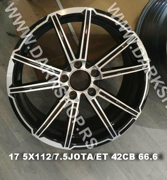 17 ALUFELNE MERCEDES 5X112/7,5 JOTA/ET42/CB 66,6.