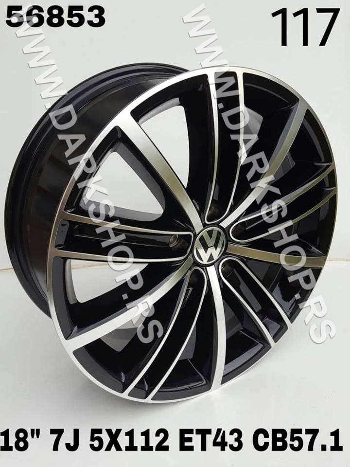 18 ALUFELNE 5X112/7 JOTA/ET 43/CB 57,1