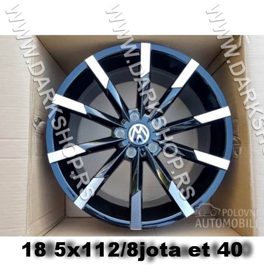 18 ALUFELNE 5X112/8 JOTA/ET 40/CB 57,1/ZA VW,AUDI,SEAT,SKODU