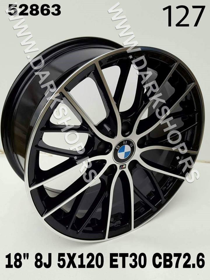 18 ALUFELNE BMW 5X120/8 JOTA/ET 30/CB 72,6