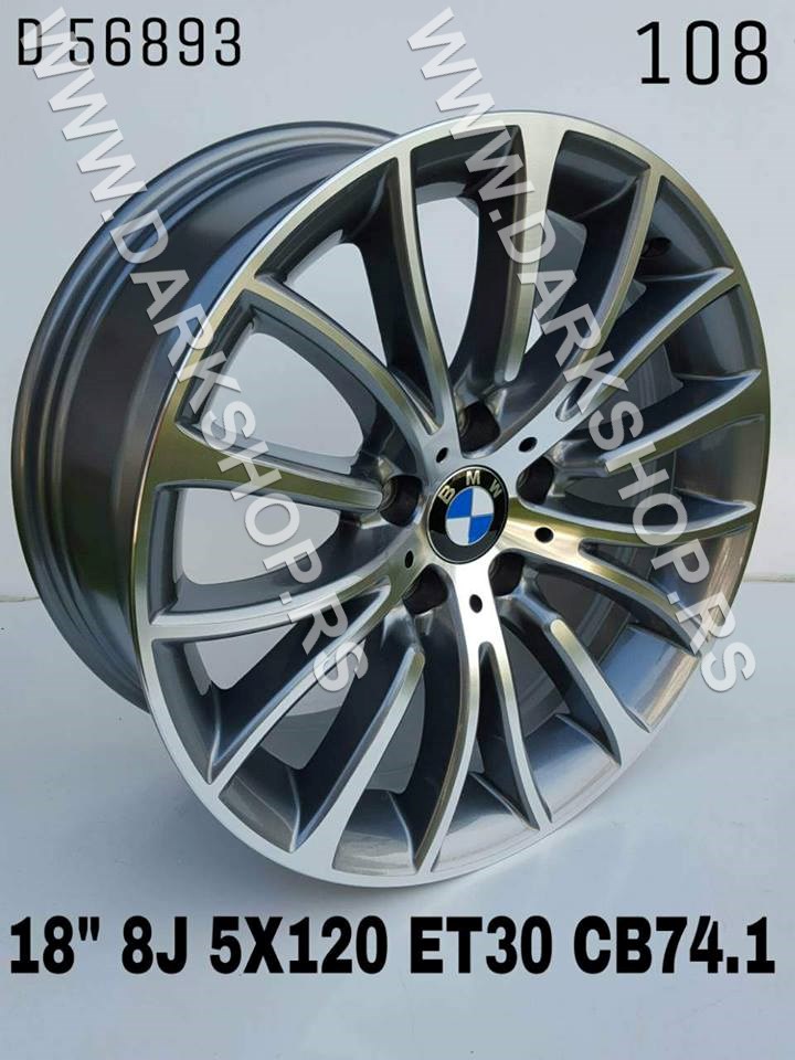 18 ALUFELNE BMW 5X120/8 JOTA/ET 30/CB 74,1