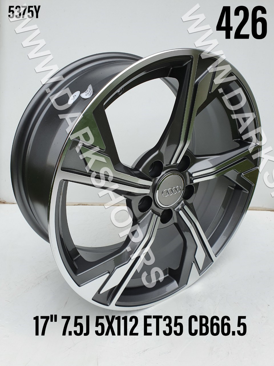 17 ALUFELNE 5X112/8 JOTA/ET 40/CB 66,6 ZA AUDI,SEAT,SKODU,VW