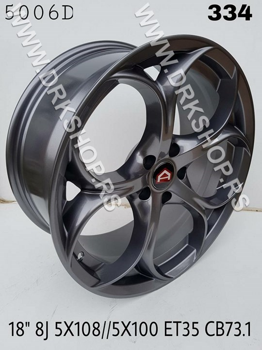 18 ALUFELNE 5X108/8 JOTA/ET 35/CB 73,1 ZA FORD KUGU