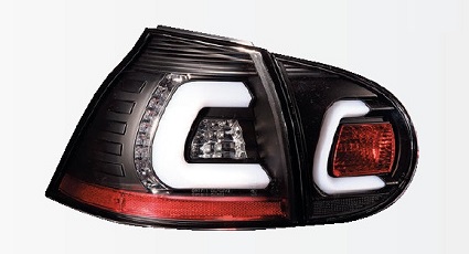 LED Stop svetla VOLKSWAGEN GOLF 5 Black 03-08 LED LIGHT BAR