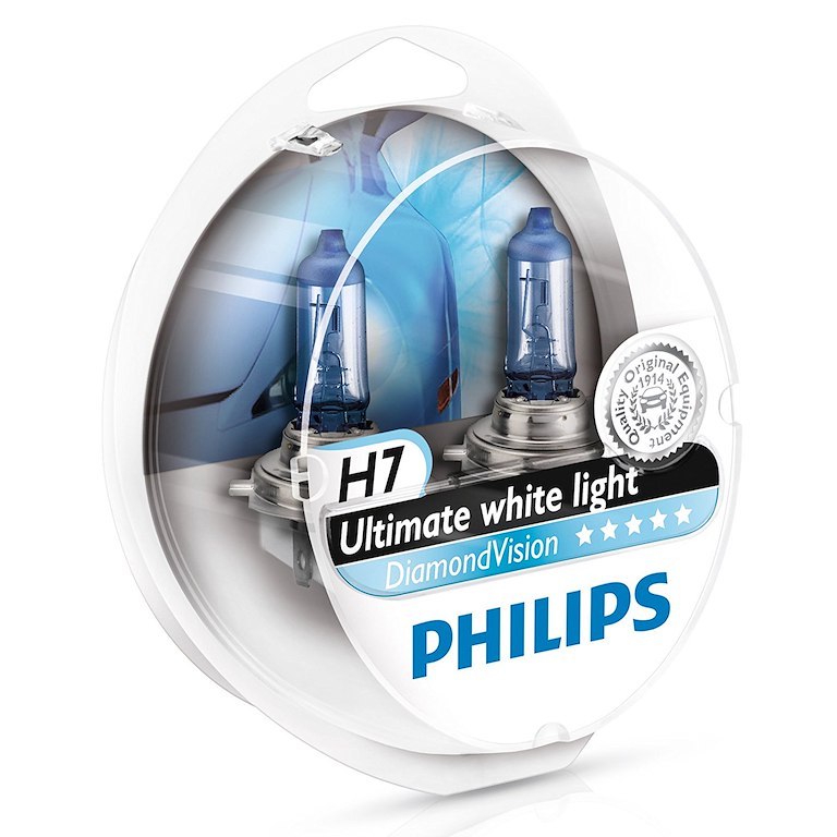 H7 PHILIPS DIAMOND VISION/5000 K XENON LOOK