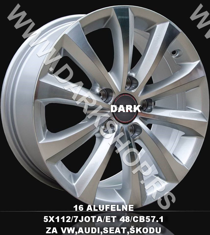 16 ALUFELNE /5X112/7 JOTA/ET48 /CB 57,1 ZA AUDI,VW,SEAT,SKODU