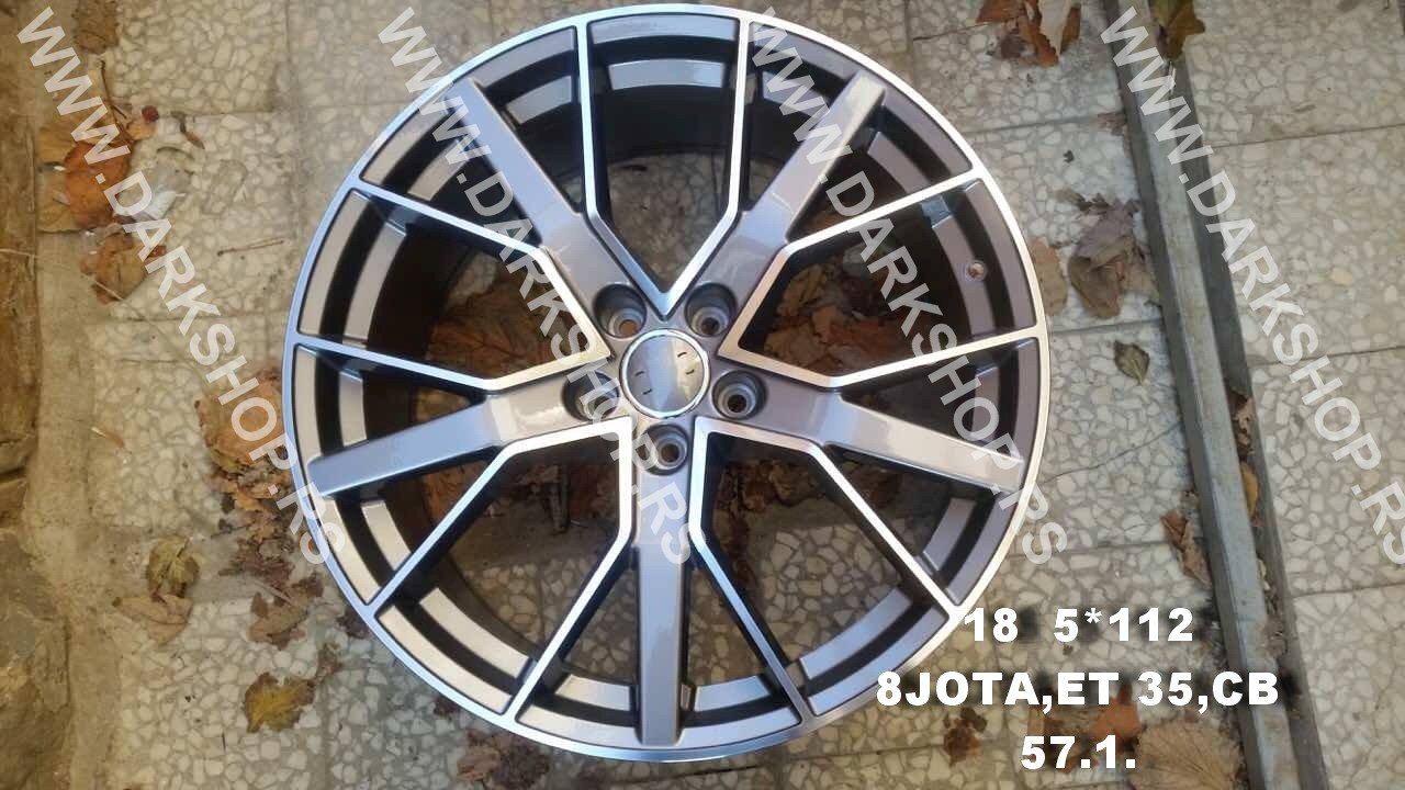 18 ALUFELNE 5*112/8JOTA ZA AUDI,VW,SEAT,SKODU