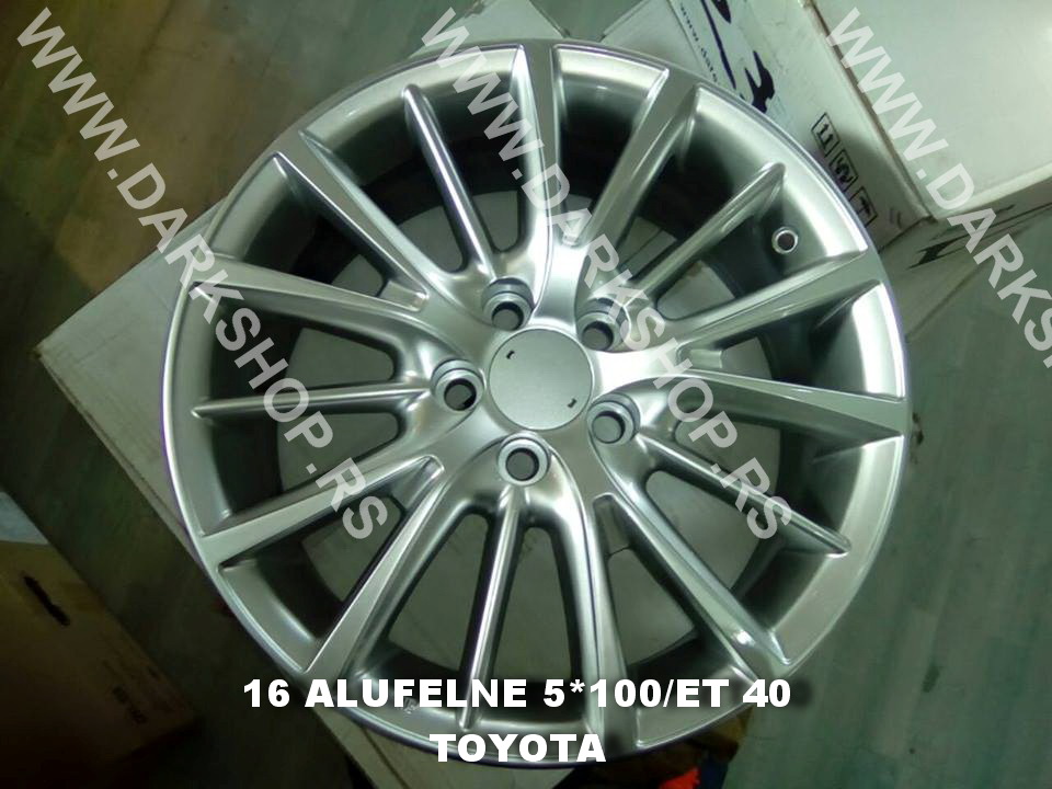 16 ALUFELNE 5*100 ET 40 TOYOTA ITD