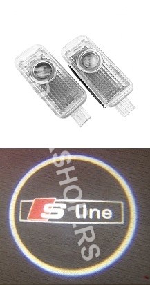 AUDI S-LINE 3D LED LOGO ZA VRATA/FABRICKO KUCISTE